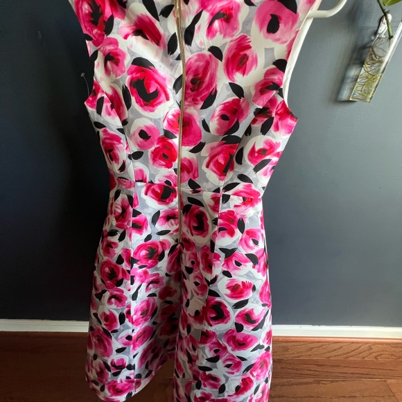 kate spade | Dresses | Kate Spade Rose Bud Floral And Flare Dress With ...